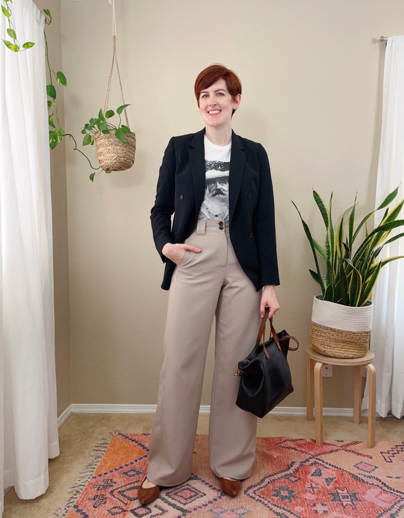 A month of reasonable professor work outfits: Week 1 – PhD in Clothes